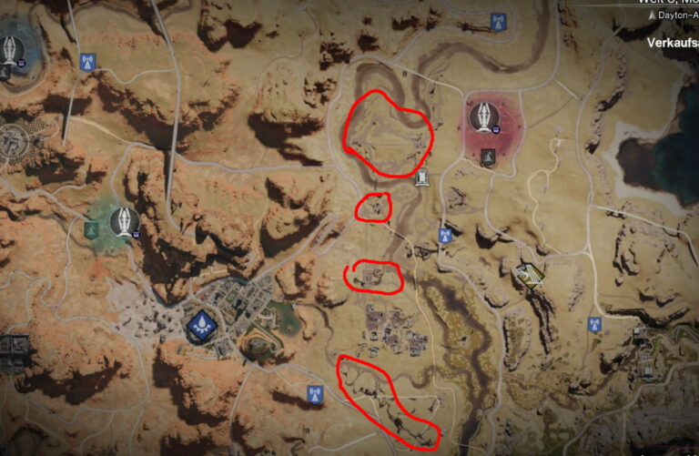 Once Human: Ölfelder Fundorte auf der Karte - gamer9.de