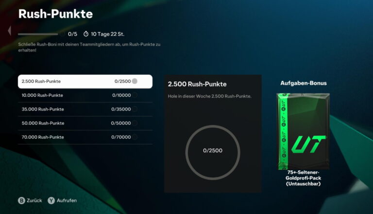 FC 25: Rush-Punkte einlösen - gamer9.de